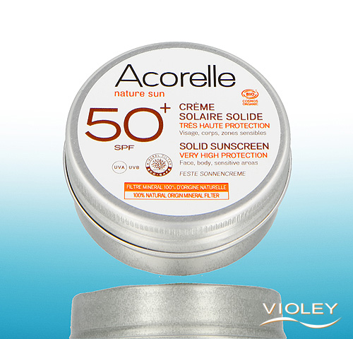 Acorelle Solid Suncreen SPF 50+ 30 g at Violey