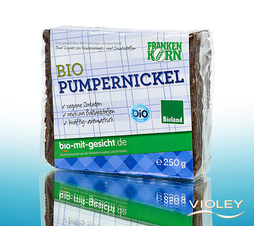 Frankenkorn Bio Pumpernickel 250 g bei Violey