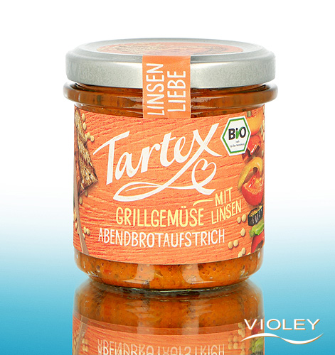 Tartex Organic Spread Grilled Vegetables with Lentils 140 g