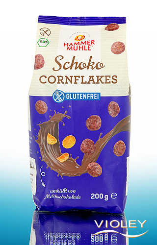 Hammermühle Schoko Cornflakes, glutenfrei 200 g bei Violey