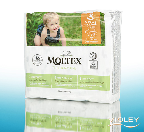 Moltex Nappies Size 3 Midi, 4-9 kg 1 x 33 St. at Violey