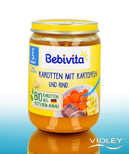 Bebivita Bio Karotten mit Kartoffeln und Rind 190 g