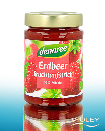 dennree Organic Strawberry Fruit Spread 340 g at Violey