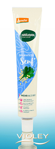 Naturata Delikatess Senf, Tube 100 ml bei Violey