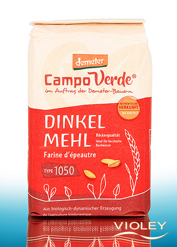 Campo Verde Dinkelmehl Type 1050 1 kg bei Violey