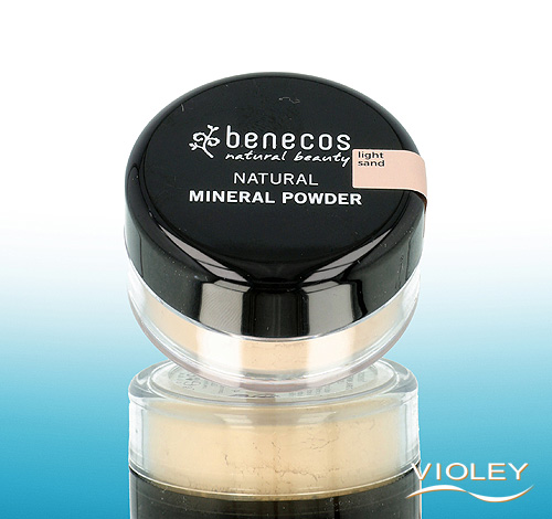 benecos Natural Mineral Powder light sand 10 g bei Violey