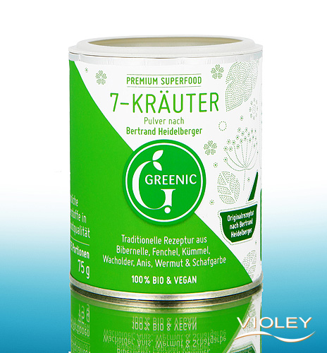 Greenic 7 Kräuter Pulver 75 g bei Violey