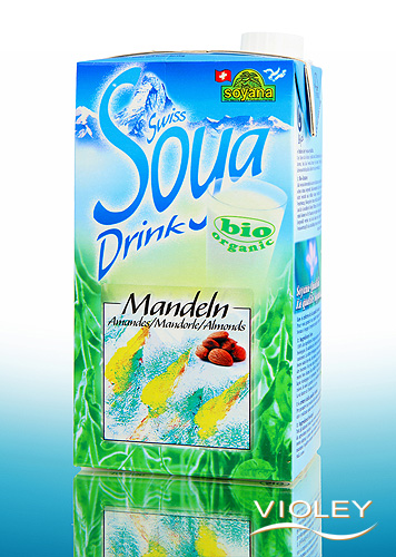 Soyana Organic Swiss Soya Drink Almonds 1 l at Violey