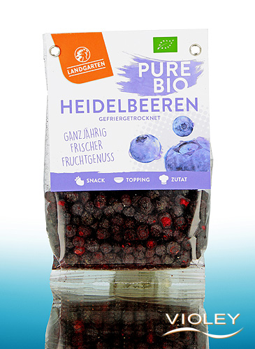 Landgarten Bio Heidelbeeren, gefriergetrocknet 20 g