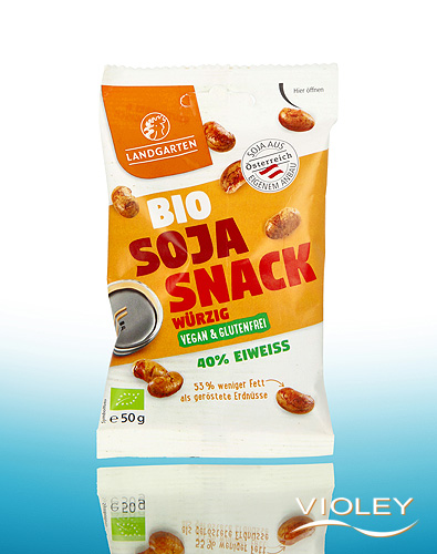 Landgarten Bio Soja Snack würzig 50 g bei Violey