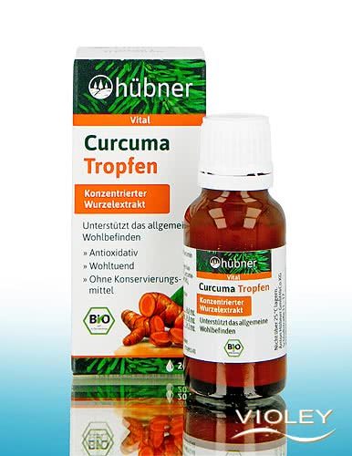 Hübner Organic Curcuma Drops 20 ml at Violey